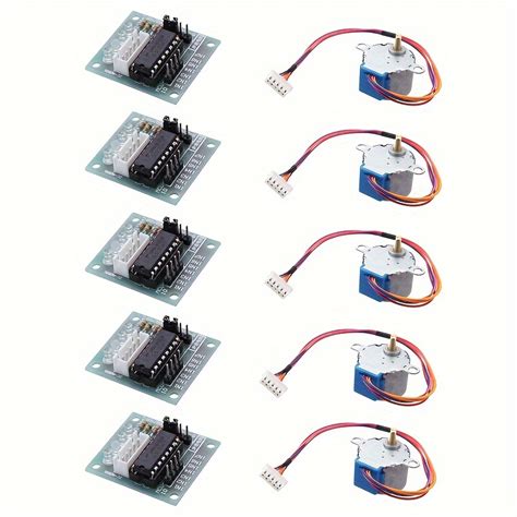 Tcerchi 5 Takım 28byj 48 Uln2003 5v Step Motor Arduino İle Uyumlu