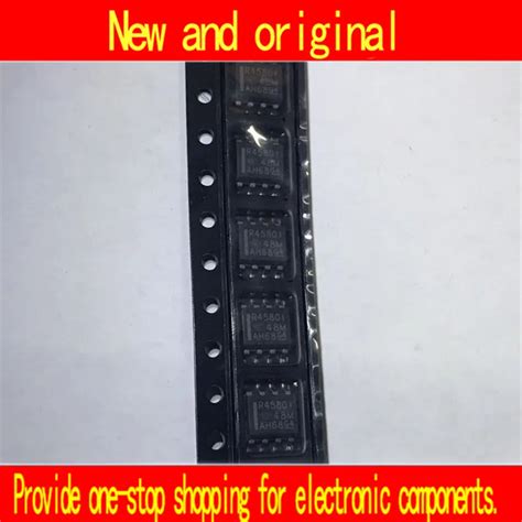 Original 50pcs Lot Rc4580idr Rc4580 Sop8 Rc4580i Rc45801 New Ic Chip Protective Sleeve
