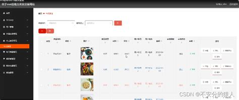 基于springboot基于vue的地方美食分享网站 Csdn博客