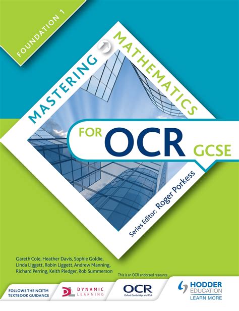 Mastering Mathematics For Ocr Gcse Foundation 1 By Gareth Cole Hachette Uk