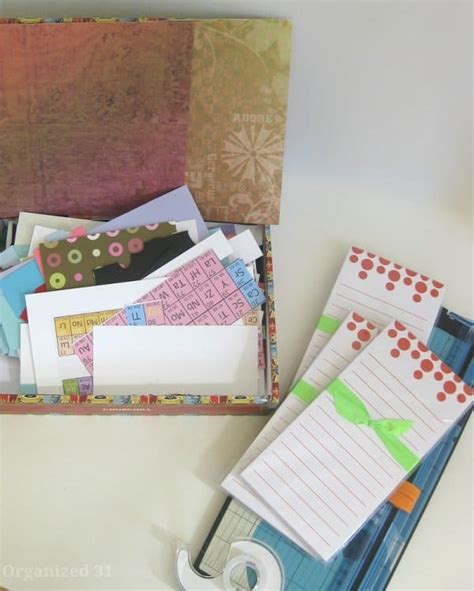 Easy Diy Notepad Organized 31