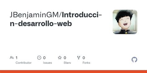 GitHub JBenjaminGM Introducci N Desarrollo Web