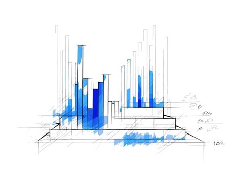 premium vector graph bar chart icon vector
