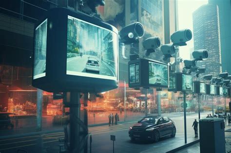 Premium Photo Aidriven 5g Surveillance For Smart City Security O 00051 03