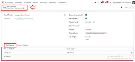 How To Set The Fiscal Country In Odoo 17 Accounting