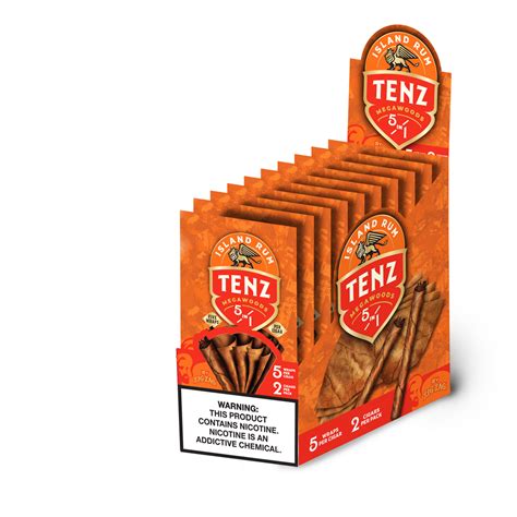Zig Zag Tenz Natural Leaf Cigars Island Rum