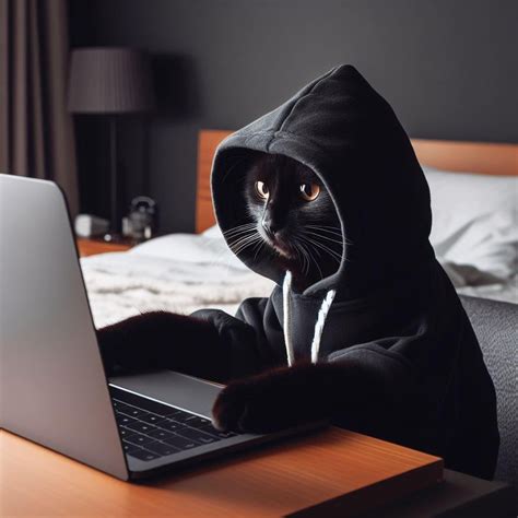 Hacker Cat R Dalle2