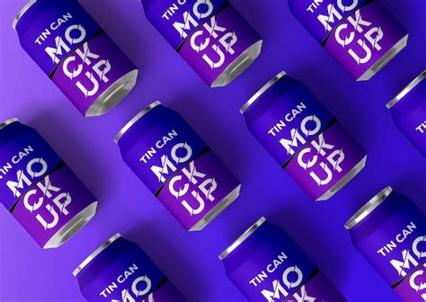 Premium Psd Bear Can Mockup Template Design