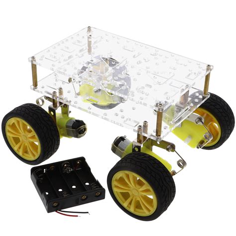 Chassis For Arduino Sprung With Two Axles And Four Motors Buy Cheap