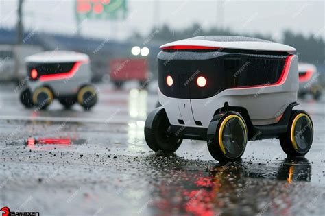 Premium Photo Autonomous Robots Patrolling And Monitoring Areas For Security Purposes