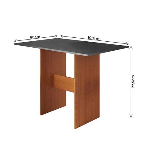 Conjunto Mesa De Jantar E 4 Cadeiras Karla Indekes Schumann