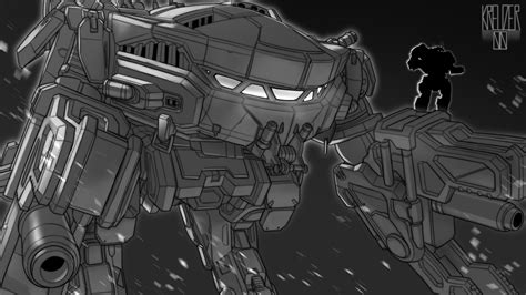 Atlas And King Crab Battletech Drawn By Kreuzer00 Danbooru