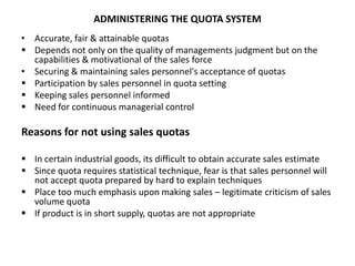 Types Of Quotas PPTX
