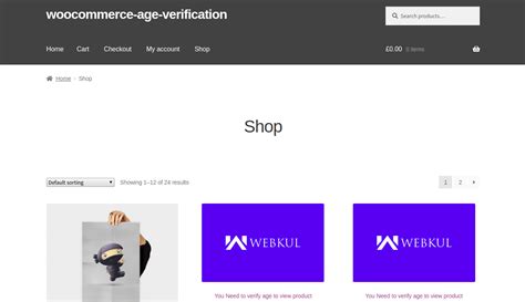 Guide For Age Verification System For Woocommerce