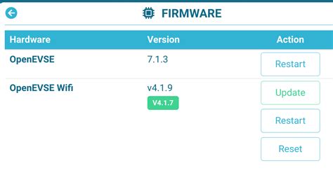 Firmware Update Dialog Release Pre Release And Dev Build Confusion Issue KipK Openevse