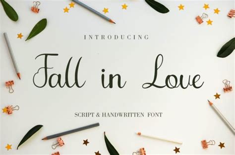 Fall In Love Font Font Canyon