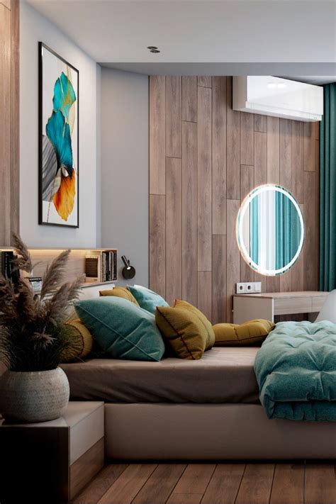 Стильный дизайн спальни со столиком для макияжа | Home, Sectional couch ...