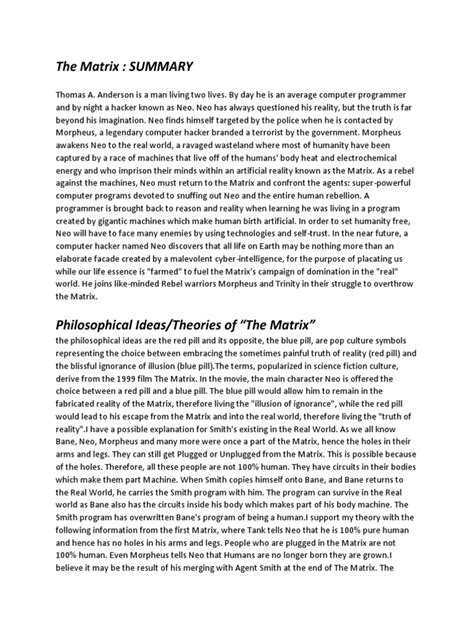 Matrixsummary Pdf Computing And Information Technology