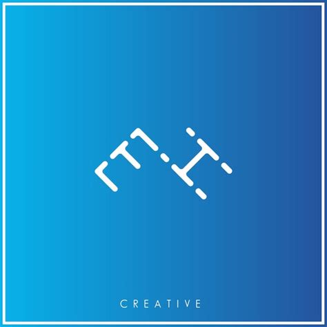 Eh Creative último Design De Logotipo Premium Vector Creative Logo