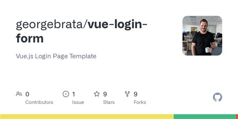 Github Georgebratavue Login Form Vuejs Login Page Template