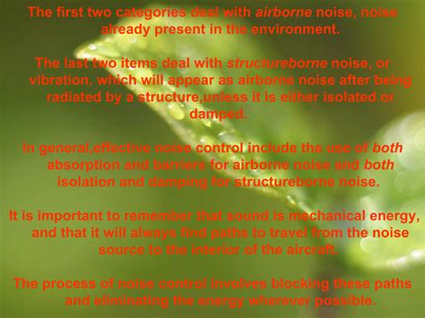Noise Reduction In Aircraft Physics Ppt