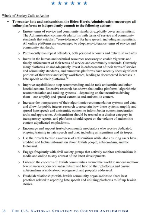 Biden White House Calls For Banning Extremist Websites And Hate Speech In National Strategy