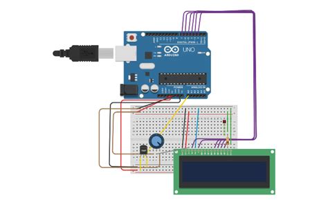 Circuit Design Temperature Tinkercad