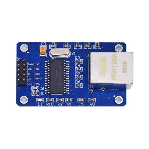 Enc28j60 Ethernet Network Module 59x35mm