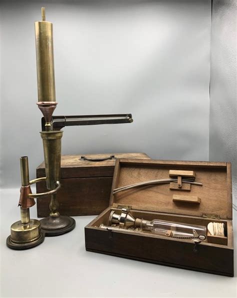 Ebulliometer 2 E Malligand Fils Paris Brass Glass 1900 1910