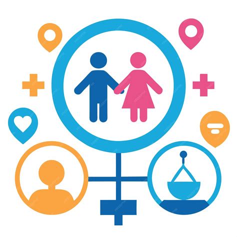 Premium Vector Gender Equality Icons Promoting Inclusivity And