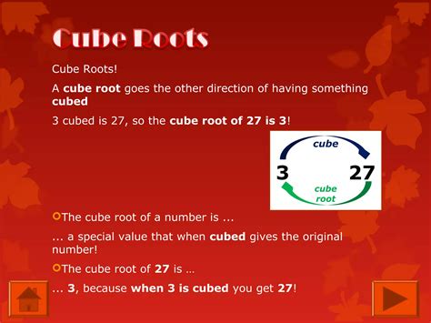 square roots cube roots ppt