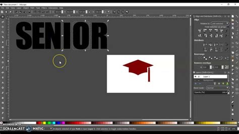 Inkscape Knockout Method Using An IMAGE Knockout Method Development