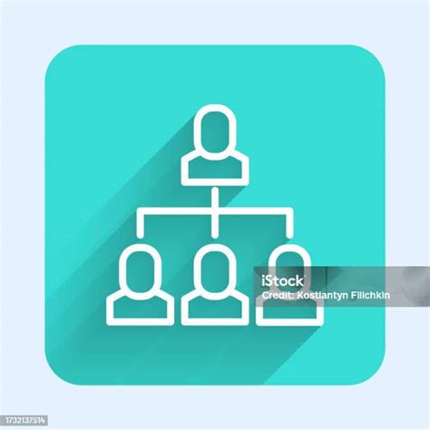 Ilustración De Icono De Infografía De Gráfico De Organigrama De