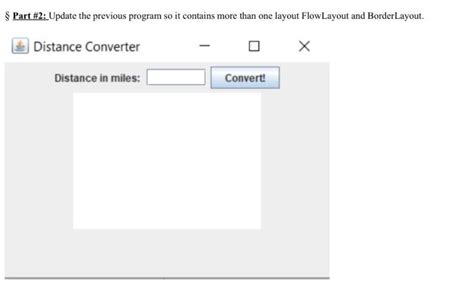 Solved Exercise Simple GUI With Different Layout Chegg Com