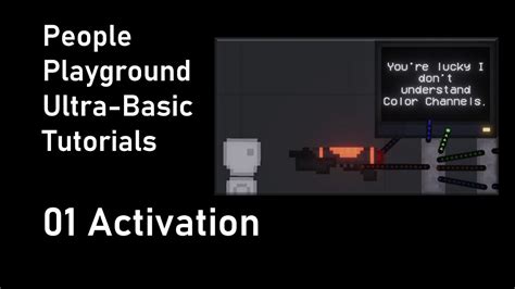 People Playground Tutorial 01 Activation Youtube