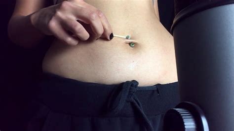 Belly Button Cleaning With Q Tips Asmr Youtube