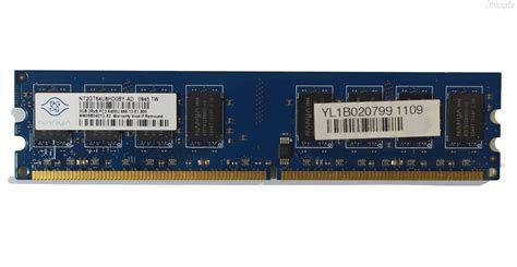 Nanya 2gb Ddr2 800mhz Memória X Kerület Memória Jófogás
