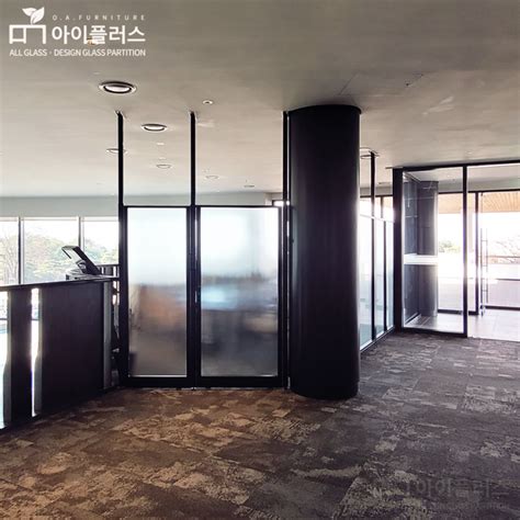 [여주 서울] 골프장 휴게실 사무실 미스트 강화유리파티션 여닫이문 도어 번호키 0281 네이버 블로그