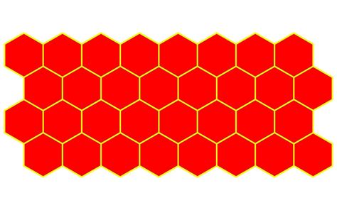 Flat Modular Hexagonal Grid Pattern 55085052 Vector Art At Vecteezy