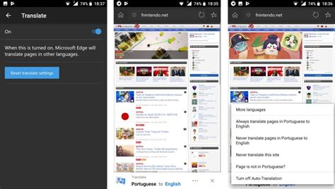 Edge For Android Beta Can Now Translate Web Pages Neowin