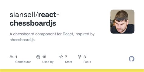 Github Siansellreact Chessboardjs A Chessboard Component For React Inspired By Chessboardjs