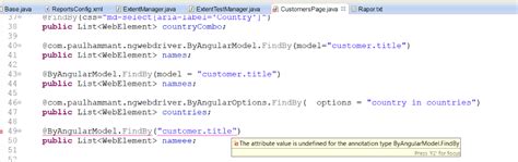 Pom Findby List Elements Throws Null Pointer Exception · Issue 70