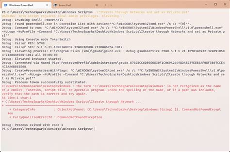 Issue Script Self Elevation Fails If The Script Location Contains Space For Powershell · Issue