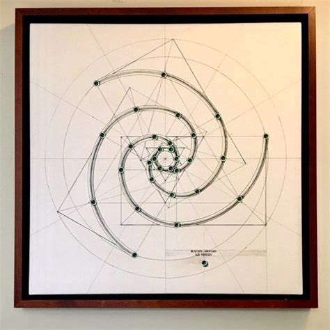 Geometry Three Fibonaccispirals Rafael Sacred Geometry Art Sacred Geometry