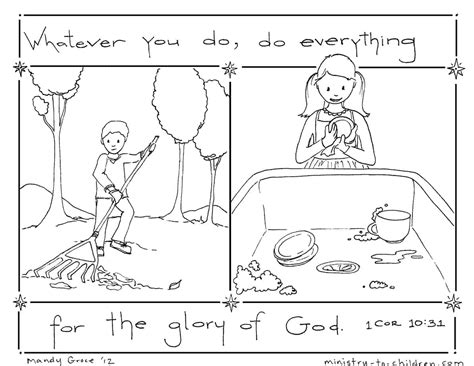 1 Corinthians 12 Coloring Pages