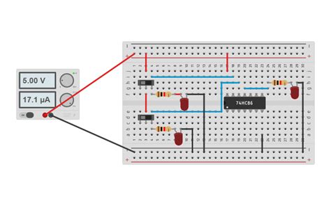 circuit design atividade 02 alternativa tinkercad