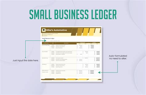 Small Business Ledger Template In Google Sheets Excel Download Template Net