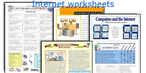 Internet Worksheets