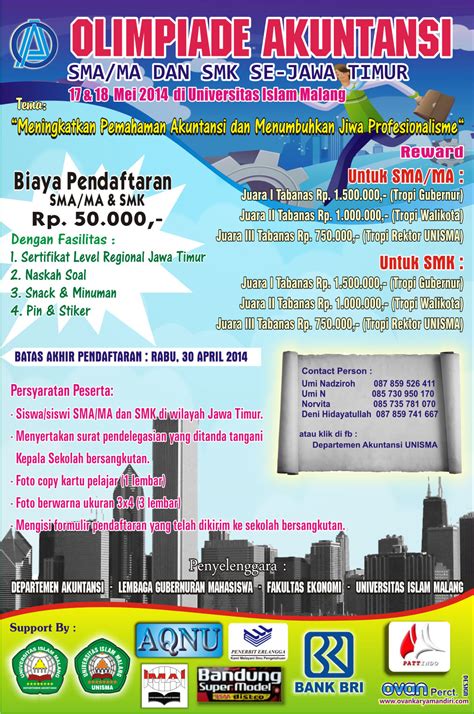 Desain Cetak Pamflet Liflet Brosur Poster Berbagai Ukuran And Bahan