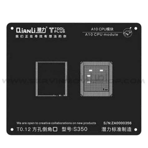Estencil Iblack 3d A10 Cpu Module Qianli